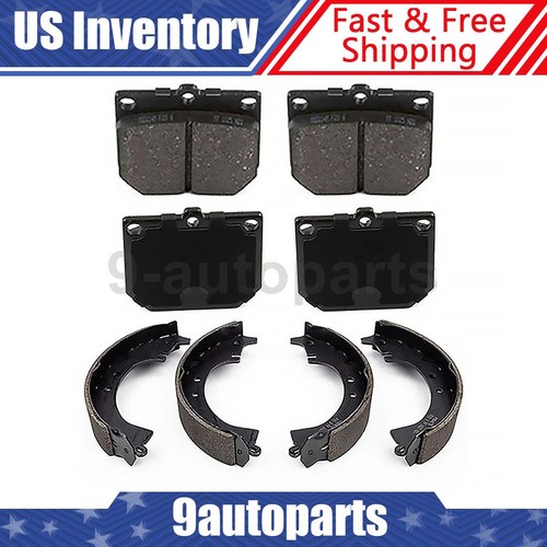 Front Brake Pads Rear Brake Shoes kit For 1974 1975 1976 - 1982 Toyota ...