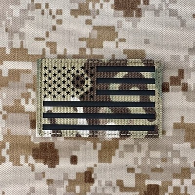 US American Flag Patch USA Multicam OCP Military Morale IR - Hook ...