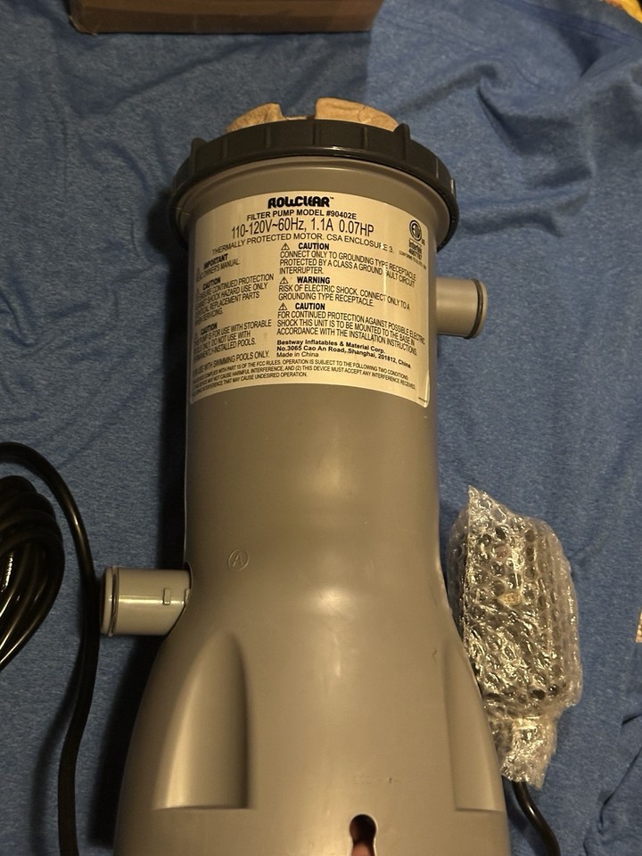 Bestway Coleman Pool P06096 Flowclear 1000g Filter Pump | eBay