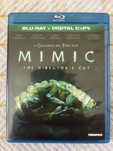 Mimic 1997 (Blu-ray Director's Cut) Guillermo Del Toro w/Slipcover | eBay