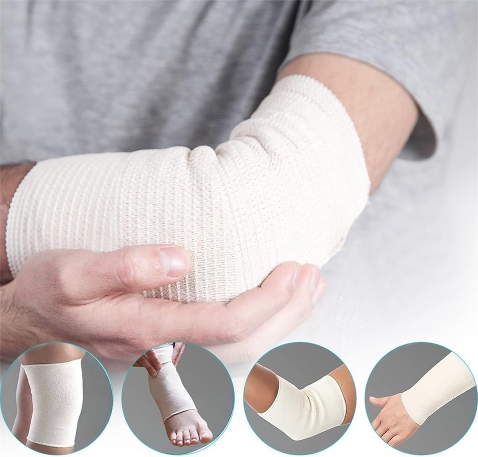 Tubular Bandages Elastic Support Bandage Size D Washable Compression ...