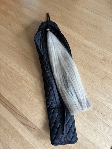 White Horse Tail Extension Approximately One Pound With Tail Bag | eBay
