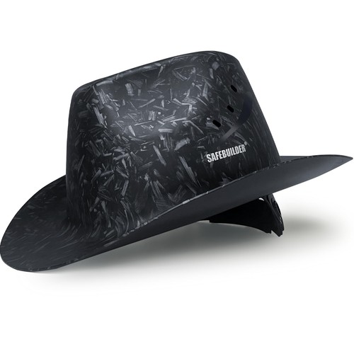 Cowboy Style Hard Hat Class C Safety Helmet Vented Full Brim Hard Hats ...