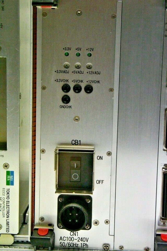 TEL TOKYO ELECTRON ECC2 CONTROLLER EC RACK BX80-000222-11, MC RACK ...
