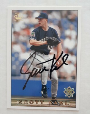 Scott Karl 1999 Pacific autographed hand signed Milwaukee Brewers #151 ...