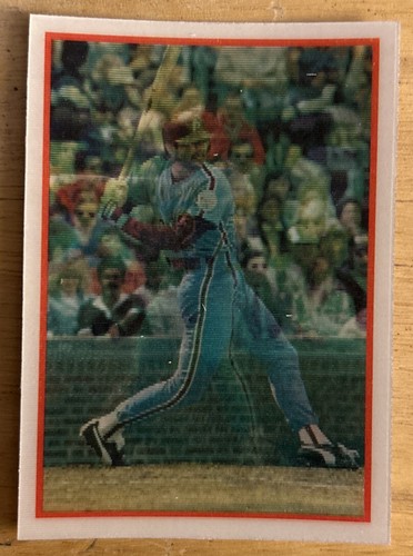 1987 Sportflics Glenn Wilson Baseball Card #166 Phillies OF High-Grade ...