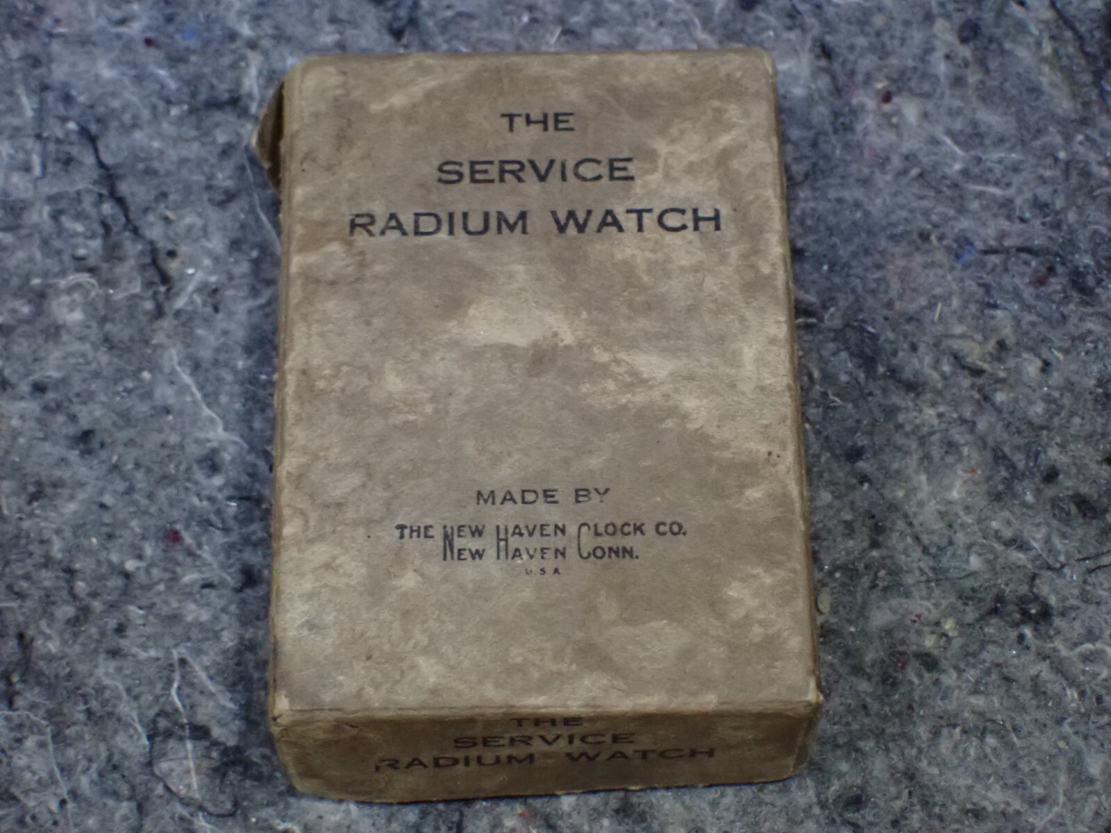 Vintage New Haven The Service Radium Pocket Watch Storage Box Used | eBay