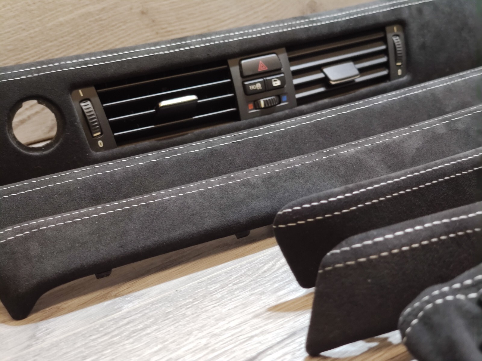 BMW E92 E93 M3 Alcantara Interior Trim Set White Stitching M LHD | eBay UK