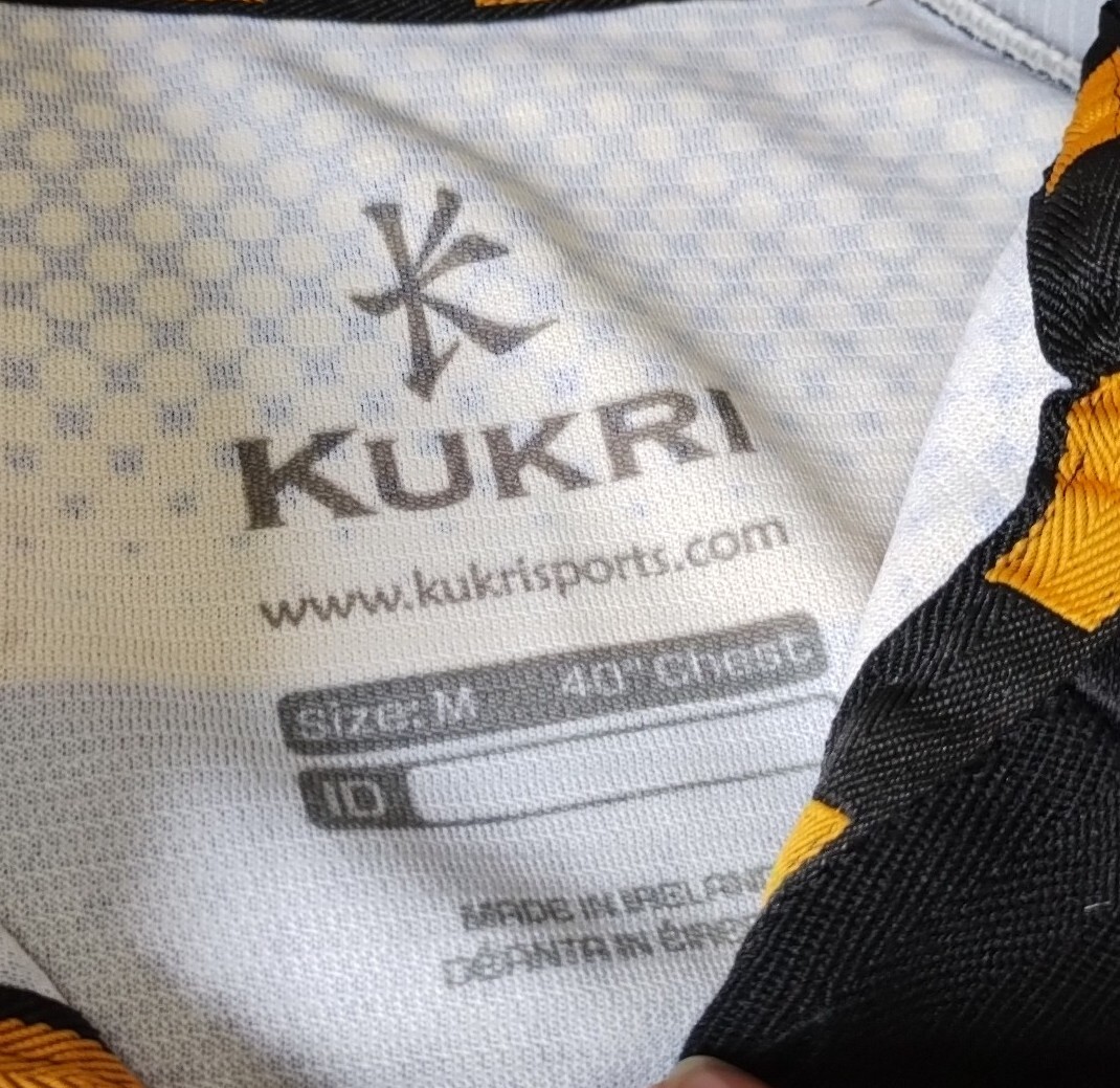 London Wasps Rugby Home Shirt 2013/2014 - Kukri Medium M Black Jersey ...