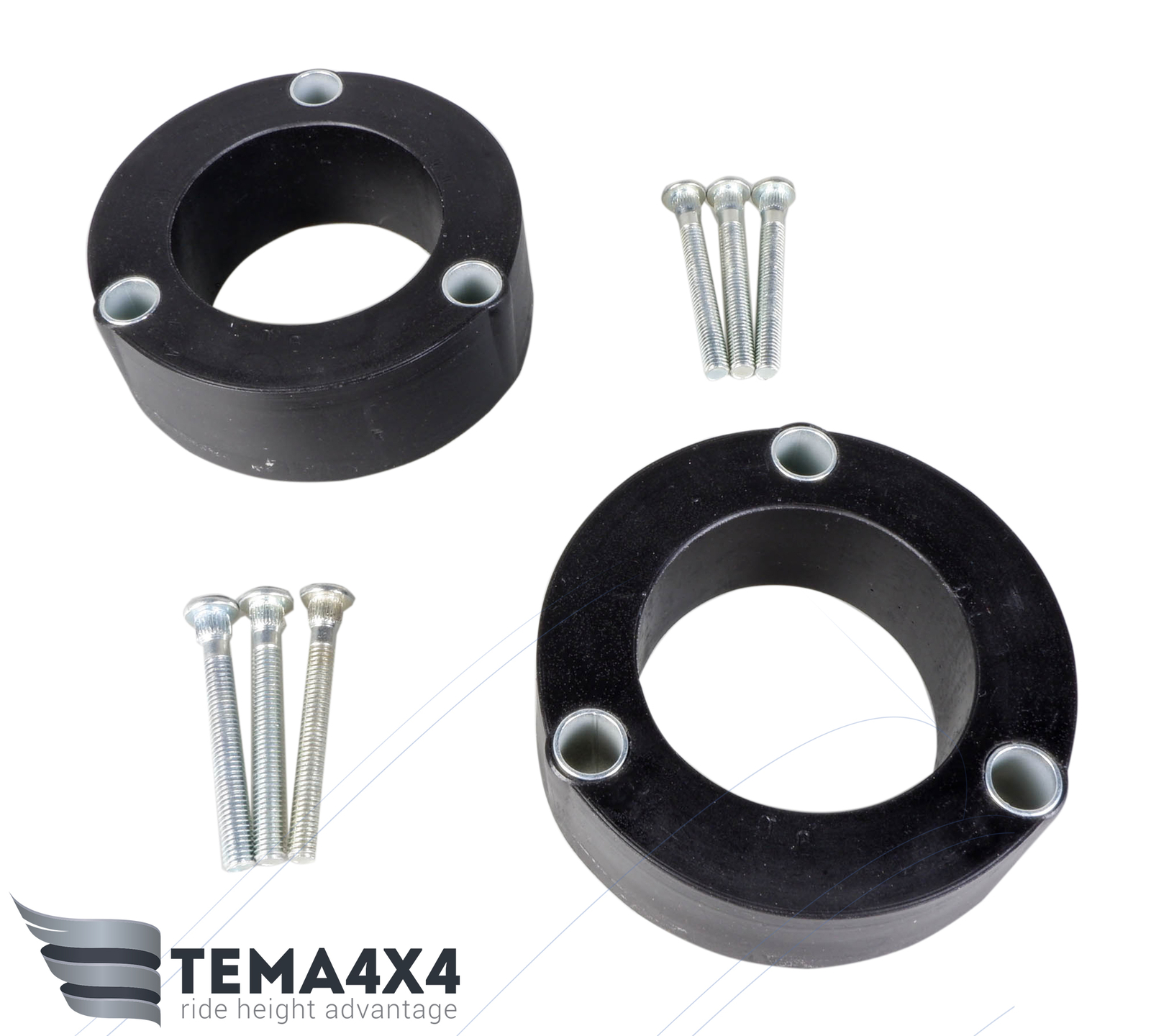 Tema4x4 40mm Front strut spacers for Mitsubishi PAJERO IO, MINI, JUNIOR ...