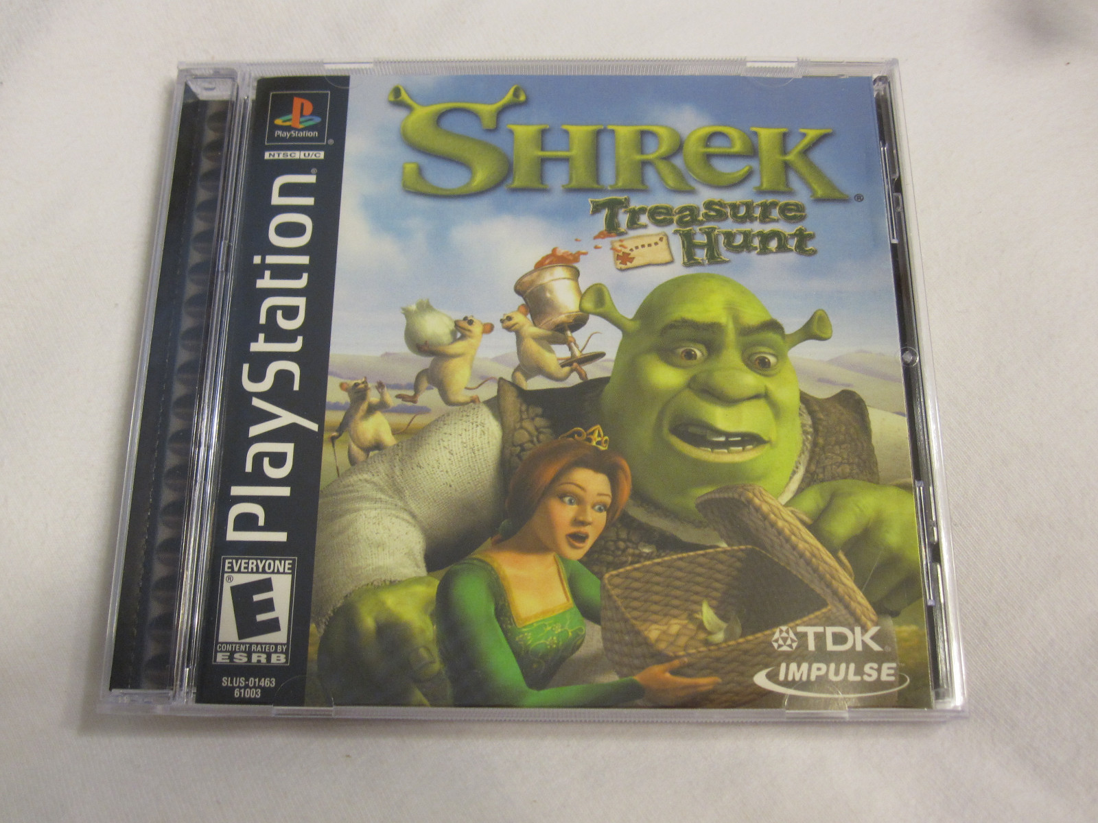 Shrek Treasure Hunt (PlayStation PS1) Black Label Complete Vr Nice ...