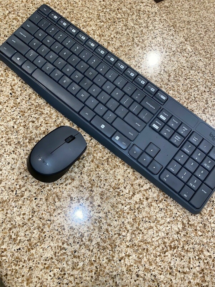Logitech MK235 Wireless Keyboard and Mouse Combo M170 Mouse Y-R0036 ...