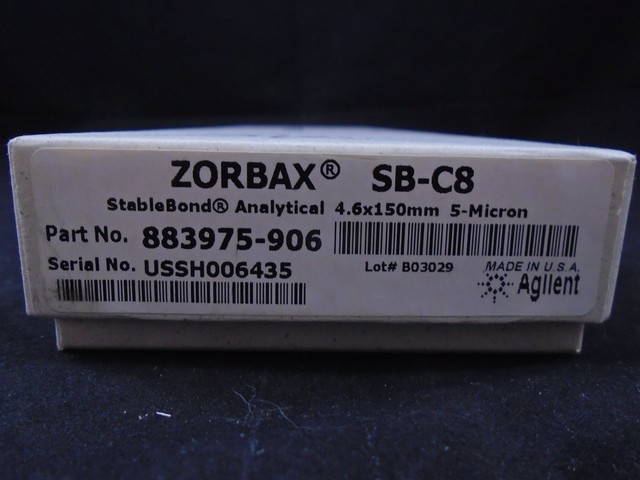 Agilent Zorbax Sb-c8 883975-906 HPLC Column 4.6 X 150mm 5um for sale ...