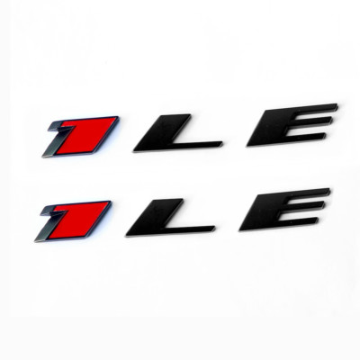 2x OEM 1LE Emblem Badge 3D for 2010-15 CAMARO 1LE Black Red | eBay