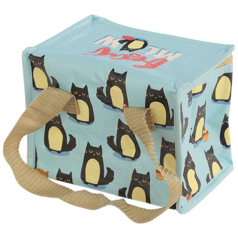 Feline Fine Cat Design Woven Cool Bag Lunch Box | eBay