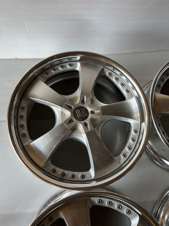 Work Ls105 19 Inch 8J 45 5H Pcd114.3 Silver Wheels 4 Pieces, Made In ...