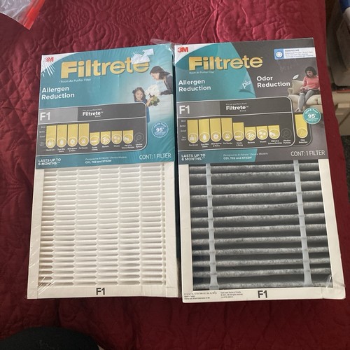 2 Filtrete F1 ALLERGEN REDUCTION + ALLERGEN & ODOR REDUCTION FILTERS ...