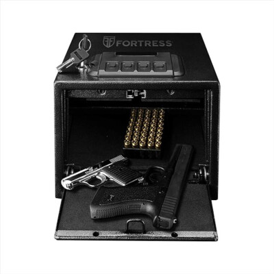 Fortress P2EA Quick Access Handgun Safe, Electronic Lock & Backup Keys ...