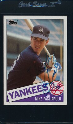 1985 Topps #638 Mike Pagliarulo Yankees Signed Auto *16308 | eBay