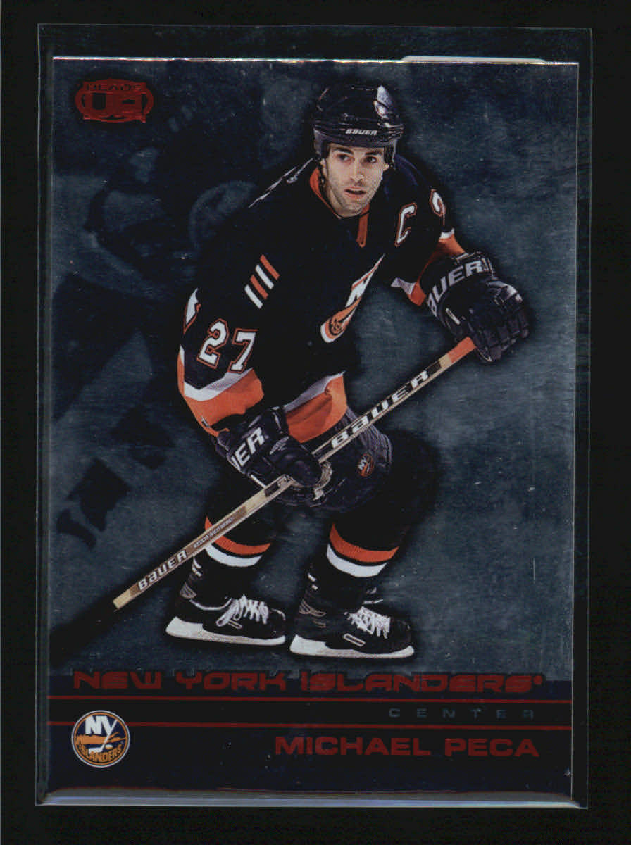 MICHAEL PECA 2002/03 HEADS UP #75 RED FOIL PARALLEL #35/80 (BV=$10 ...