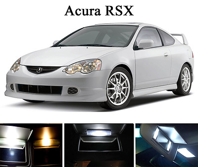 Xenon White Vanity / Sun visor LED light Bulbs for Acura RSX (4 Pcs) | eBay