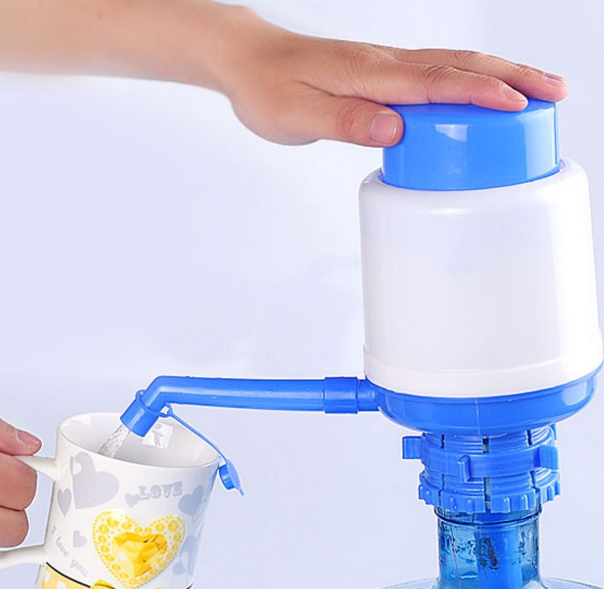 Water Bottles Pump Manual Hand Pressure Drinking Fountain Pressure Pump ...