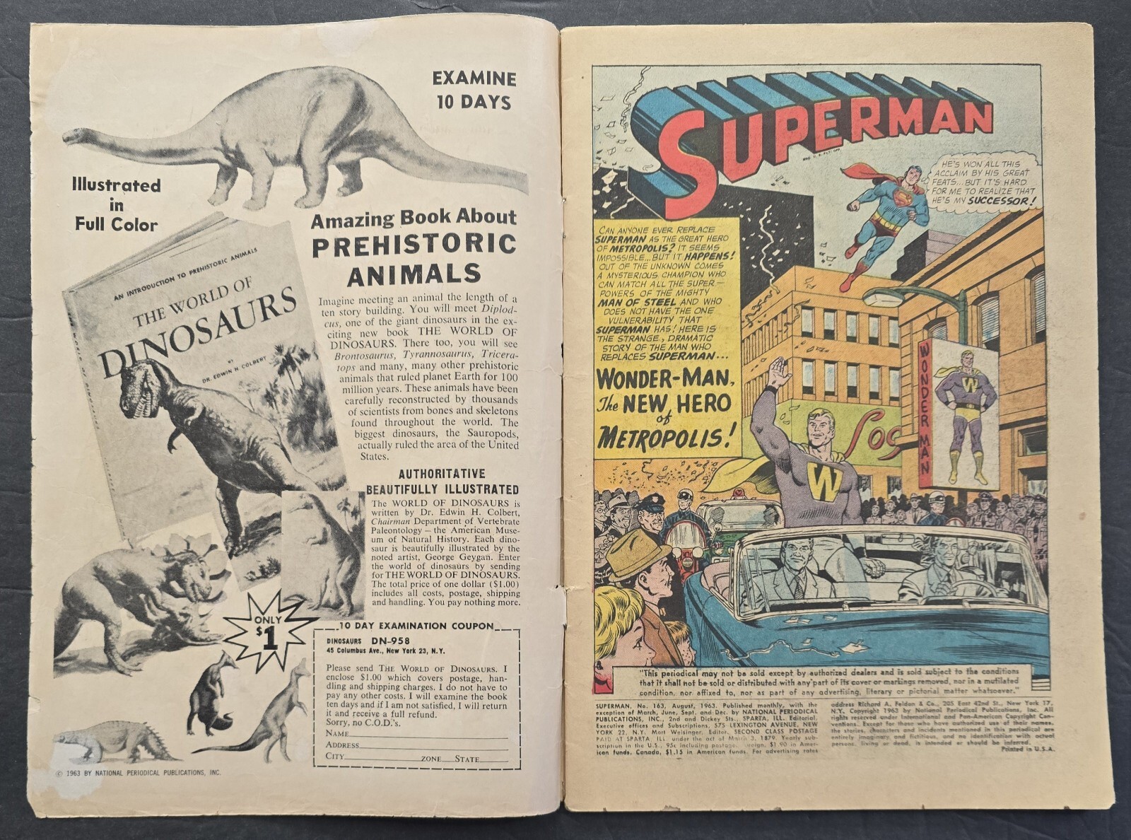 LOT OF 2 SUPERMAN #163 & #172 COMIC BOOKS (DC, 1963-64) SILVER AGE - | eBay