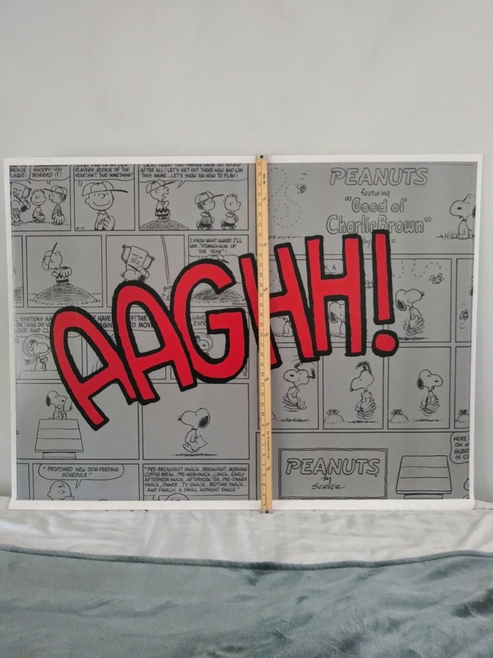Peanuts Charlie Brown Snoopy Cartoon Christmas Gift Xmas Massive 🎅 Art ...