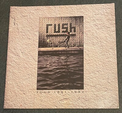 RUSH 1991-1992 ROLL THE BONES Tour Concert Program Book strong clean ...