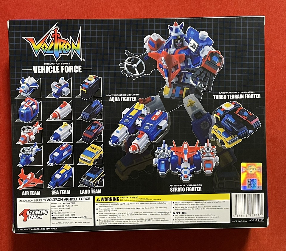 Action Toys Voltron Vehicle Force Mini Action Series 09 With Blazing ...