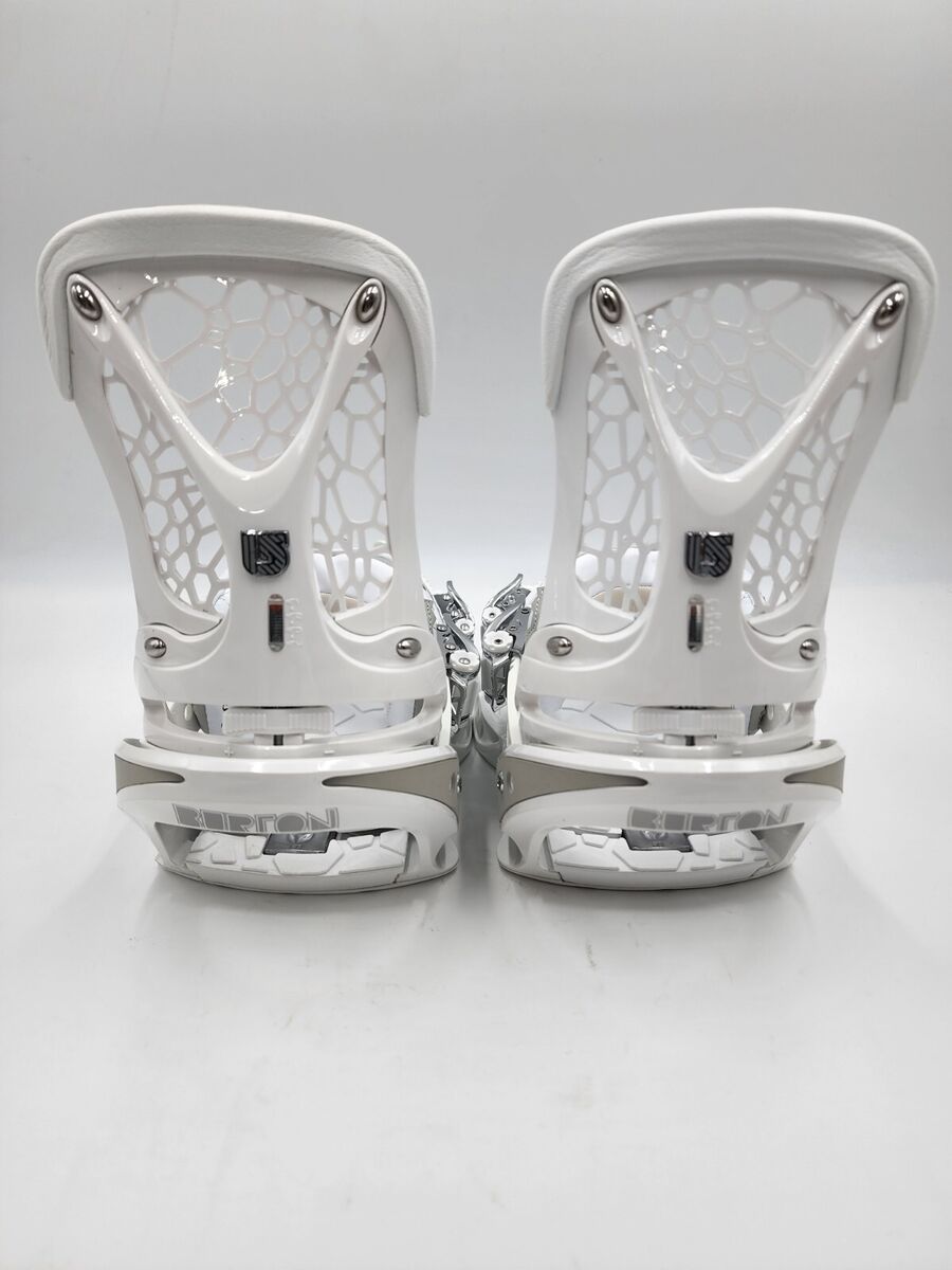 Burton Triad Bindings White Snowboarding Skiing Winter Burton Triad Bindings White Snowboarding Skiing Winter