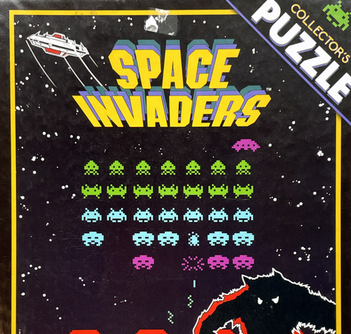 Space Invaders Puzzle 550 Pieces 18 x 24. Vintage Video Game. Taito ...