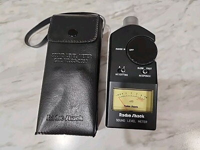 Vtg NOS Radio Shack Realistic SOUND LEVEL METER No. 33-2050 | eBay