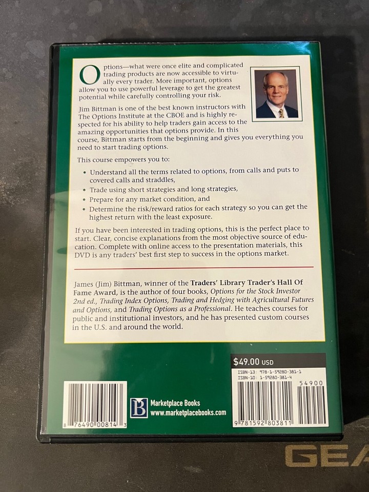 Option Trading Basics: A Guide to Getting Started James B Bittman DVD ...