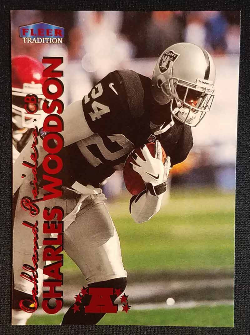 1999 Fleer Tradition #235 Charles Woodson Oakland Raiders (HOF) NM ...