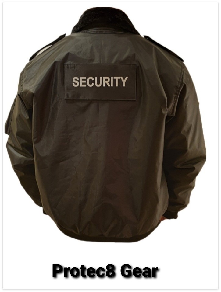 Security Jacket for Doorman Security Guard Trendy M-L-XL | eBay