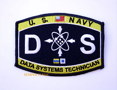 DATA SYSTEMS TECHNICIAN DS RATING PATCH US NAVY USS PIN UP USN ENLISTED ...