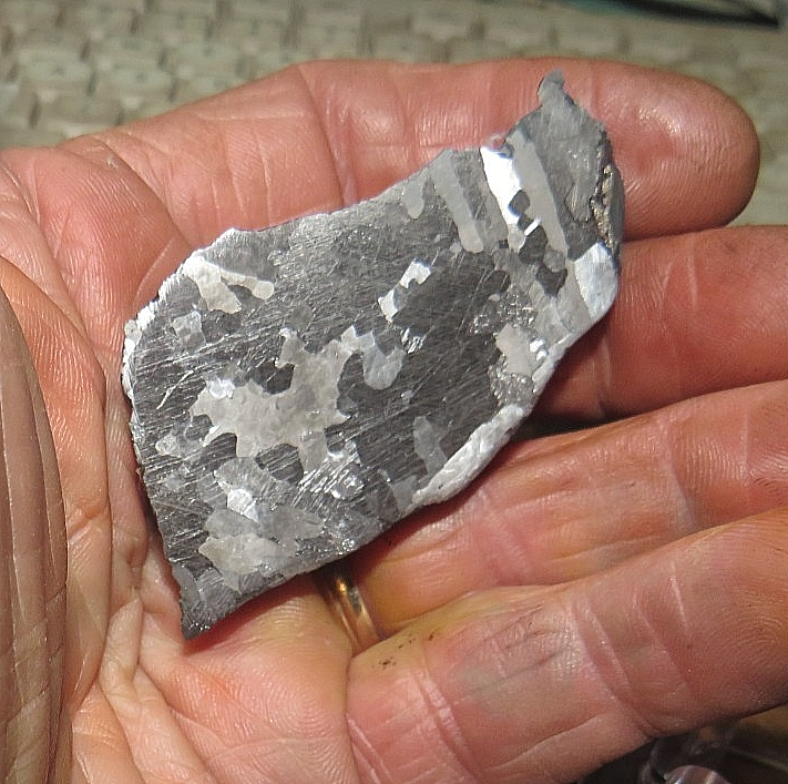 141 GM CANYON DIABLO ETCHED METEORITE END PIECE AMAZING ETCH QUALITY ...