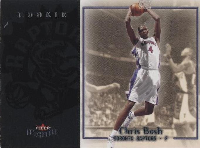 2003-04 Fleer Patchworks - Rookie Chris Bosh #94 Missing Serial Number ...