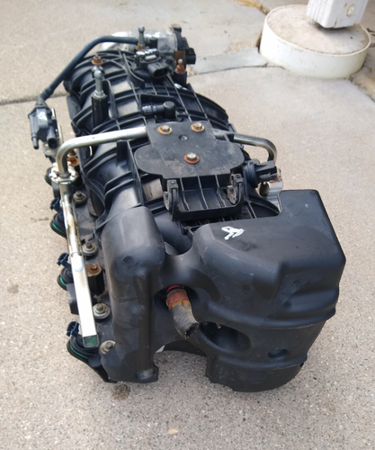 TBSS Trailblazer SS Intake TB Fuel Rails E85 Injectors Cathedral Port ...