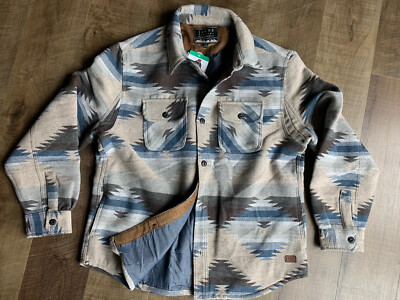 Aztec Wool Blend Jacket - XXL - Fully Chambray Lined - Shirt-Jac ...