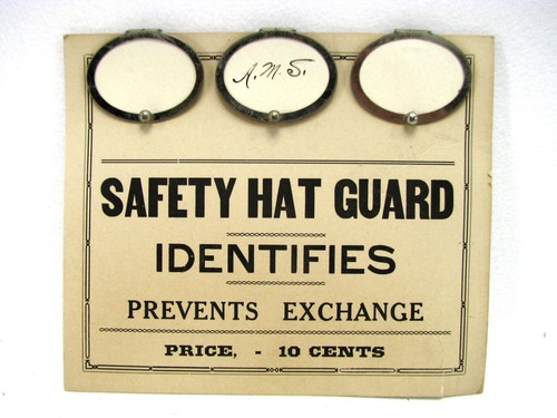 Antique Coal Miners Hat Name Tag Wilkes-Barre PA vtg Safety Hardhat ...