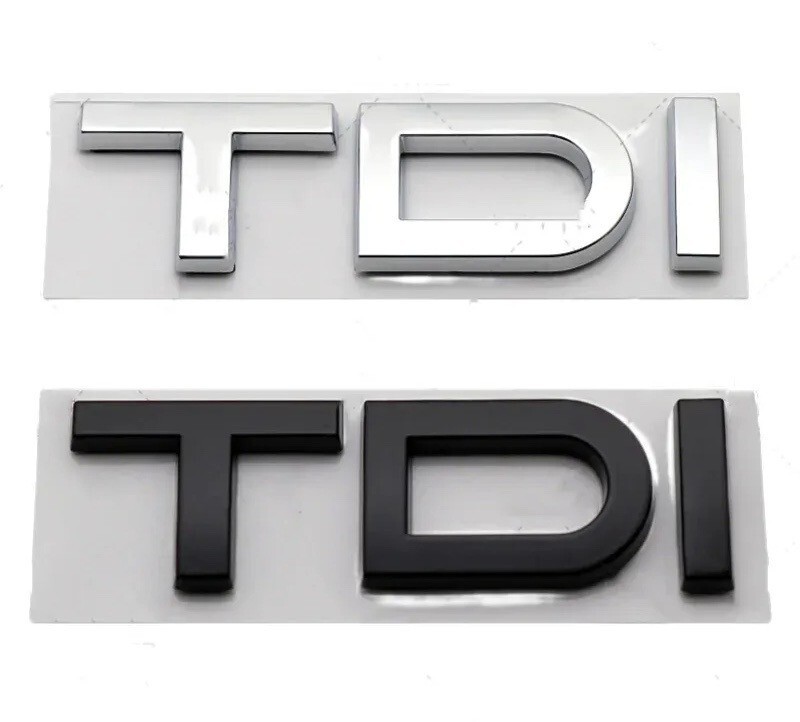 AUDI TFSI TDI A Q letters CHROME/BLACK LOGO 3D sticker emblem number ...