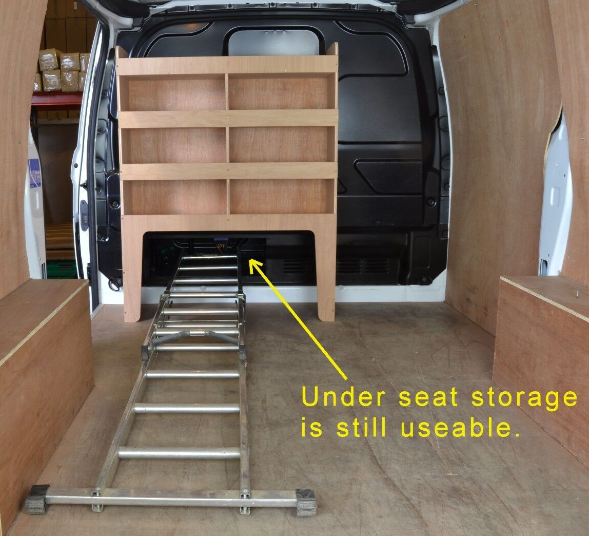 Ford Transit Custom 2013 to 2023 Van Racking Shelving Bulkhead storage ...