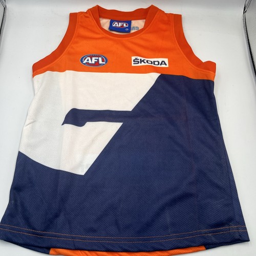 GWS Giants AFL Football on field team gear jersey size 3 | eBay Australia