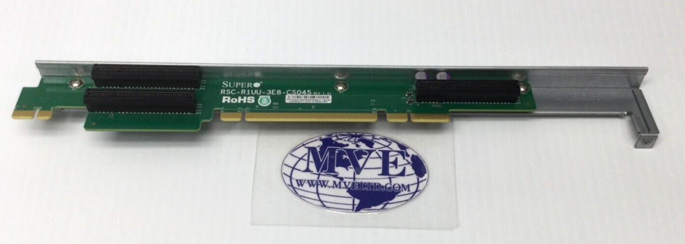 SUPERMICRO RSC-R1UU-3E8-CS045 3-PORT RISER CARD | eBay