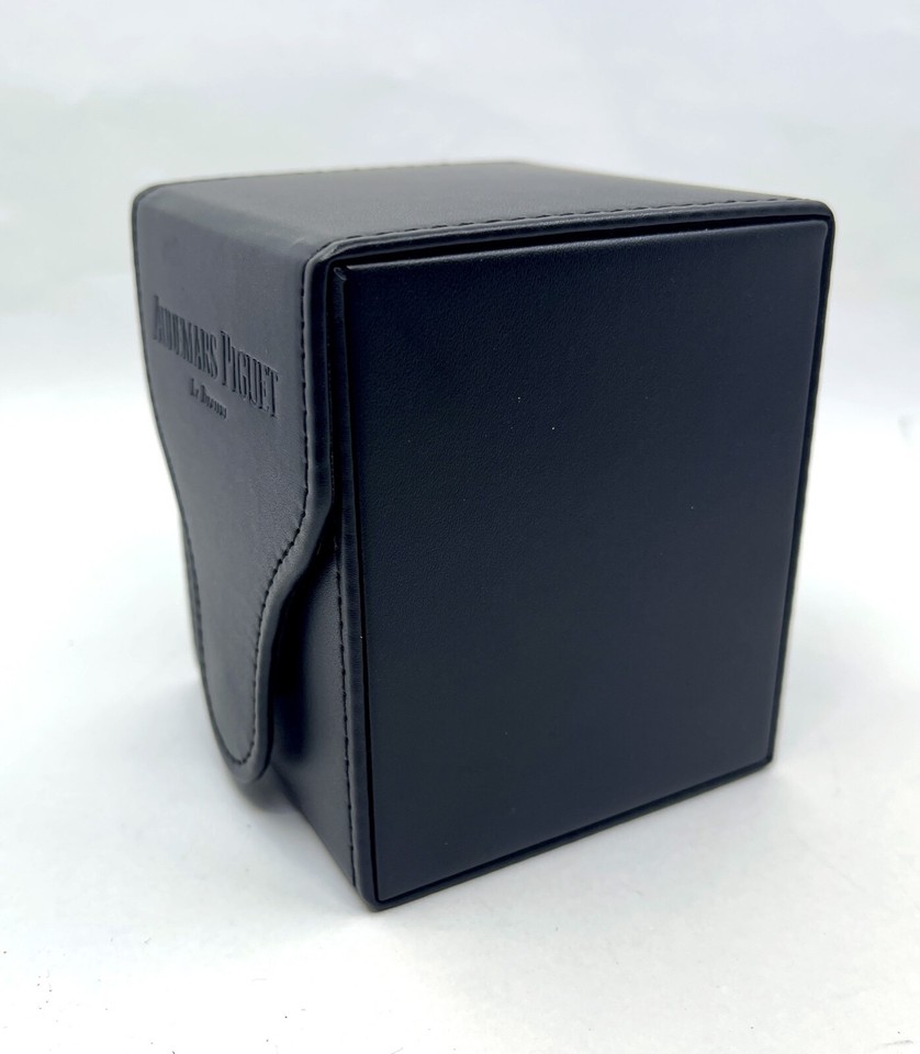 Audemars piguet Black faux leather Watch Travel Case 31/2" by 3 1/2" by ...