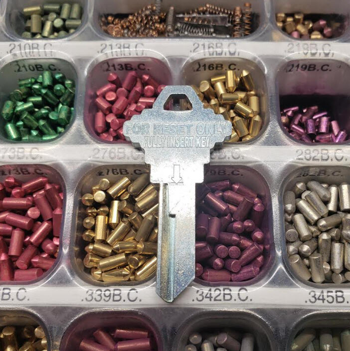 Schlage Securekey Blue Reset Key 40-187 Secure Key | eBay