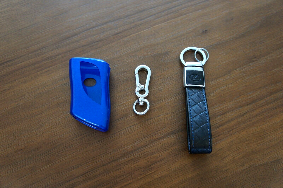 NIB Genuine Lexus Key Fob Remote Case Cover Keychain Key Ring Set 14CNC ...