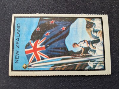 1963 Topps Flags Midgee Card # 62 New Zealand (EX) | eBay
